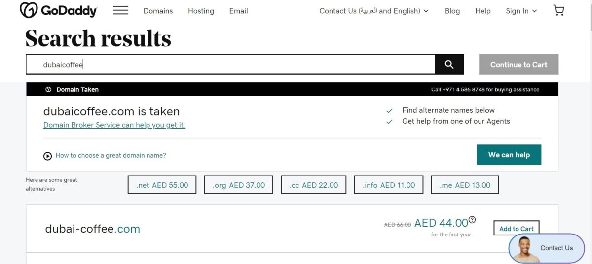 How can you check domain availability - GoDaddy Resources - UAE English