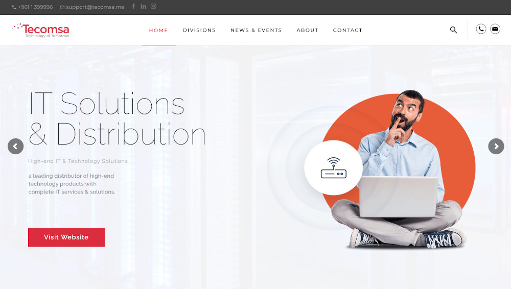Providing high level IT solutions in the Middle East: Tecomsa - GoDaddy Resources - UAE English