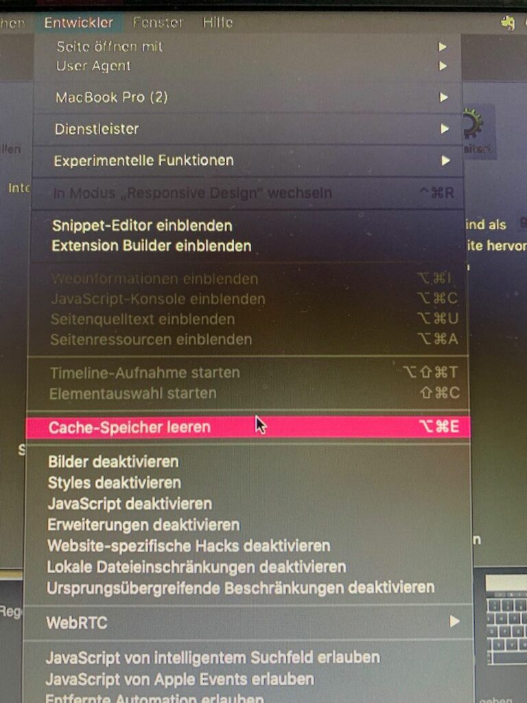 Cache leeren und Cookies entfernen bei Chrome, Safari & Firefox